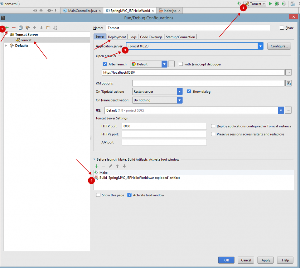 Spring MVC - Hello World, пример приложения. Передача параметров формы