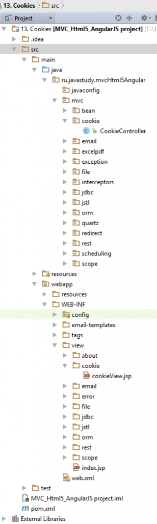 Использование Cookies в Spring MVC. Конфигурация CoockieLocaleResolver в Spring MVC